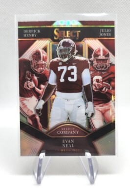 EVAN NEAL 2022 Select Draft Picks #SC-BAMA Select Company Silver PRIZM ...