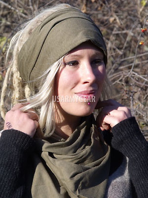 USMC Neckerchief Cotton Knit Coyote Brown USGI Headwrap Marine Scarf ...