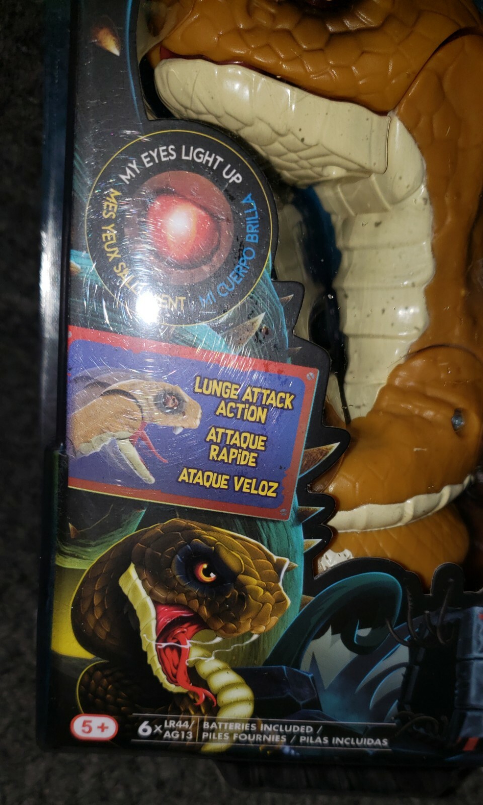 Fingerlings Untamed Snakes Toxin the Rattle Snake Figure *READ ...