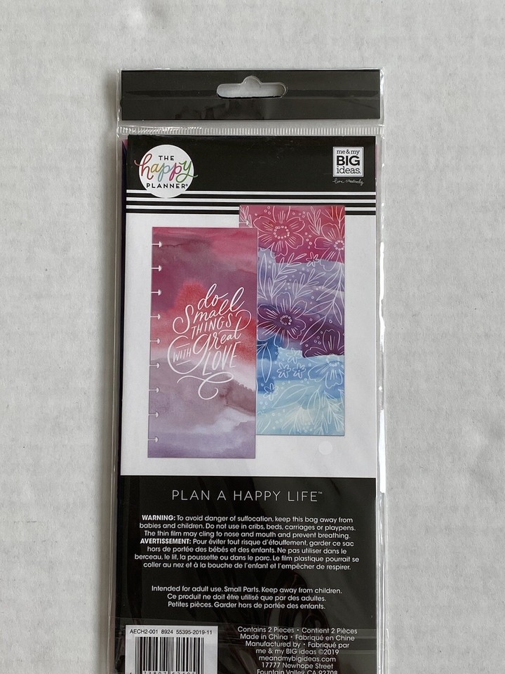 Happy Planner Classic Half Sheet Plastic Envelopes 2 Pcs- Do Small ...