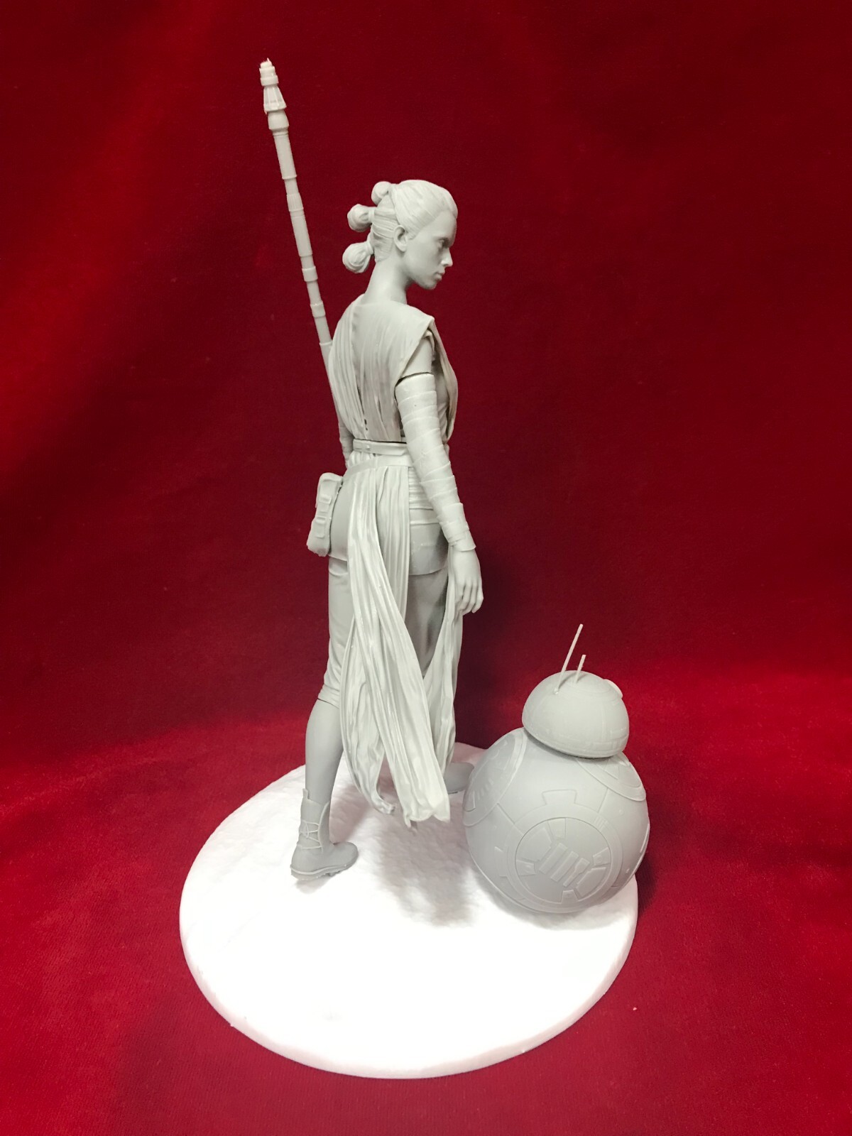 Star Wars - Rey "The Scavenger"- Fan Art - Resin Model Kit - 1/8 - 1/6 ...