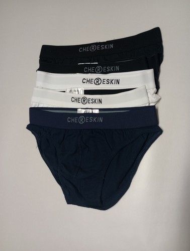 Chereskin Men's Thick Waist Briefs 5 Pk Size S Blue/White/Black | eBay