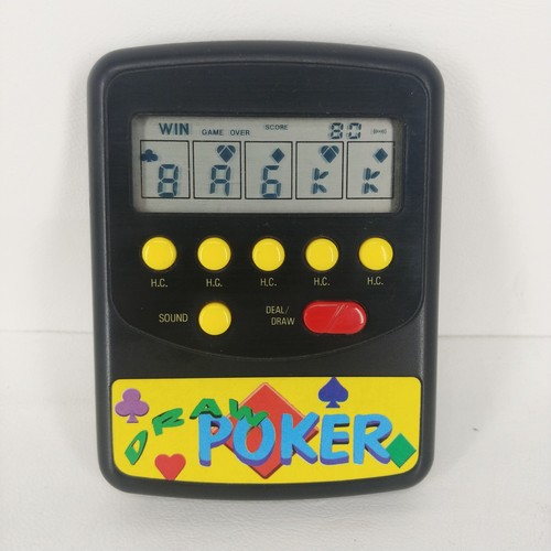 Vintage Radio Shack Electronic Hand Held Draw Poker Tested Working ...