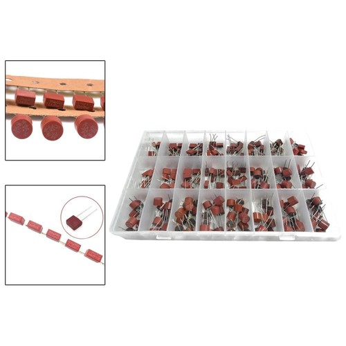 240Pcs Dip Mounted Miniature Slow Blow Fuse Fuse Assorted Kit for 2A 2 ...