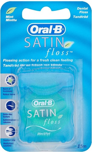 ORAL-B SATIN DENTAL FLOSS - 25M 5010622017947 | eBay