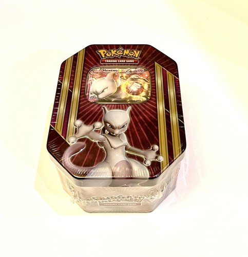Pokémon Triple Power Tin MewTwo EX 2016 NEW SEALED RARE | eBay