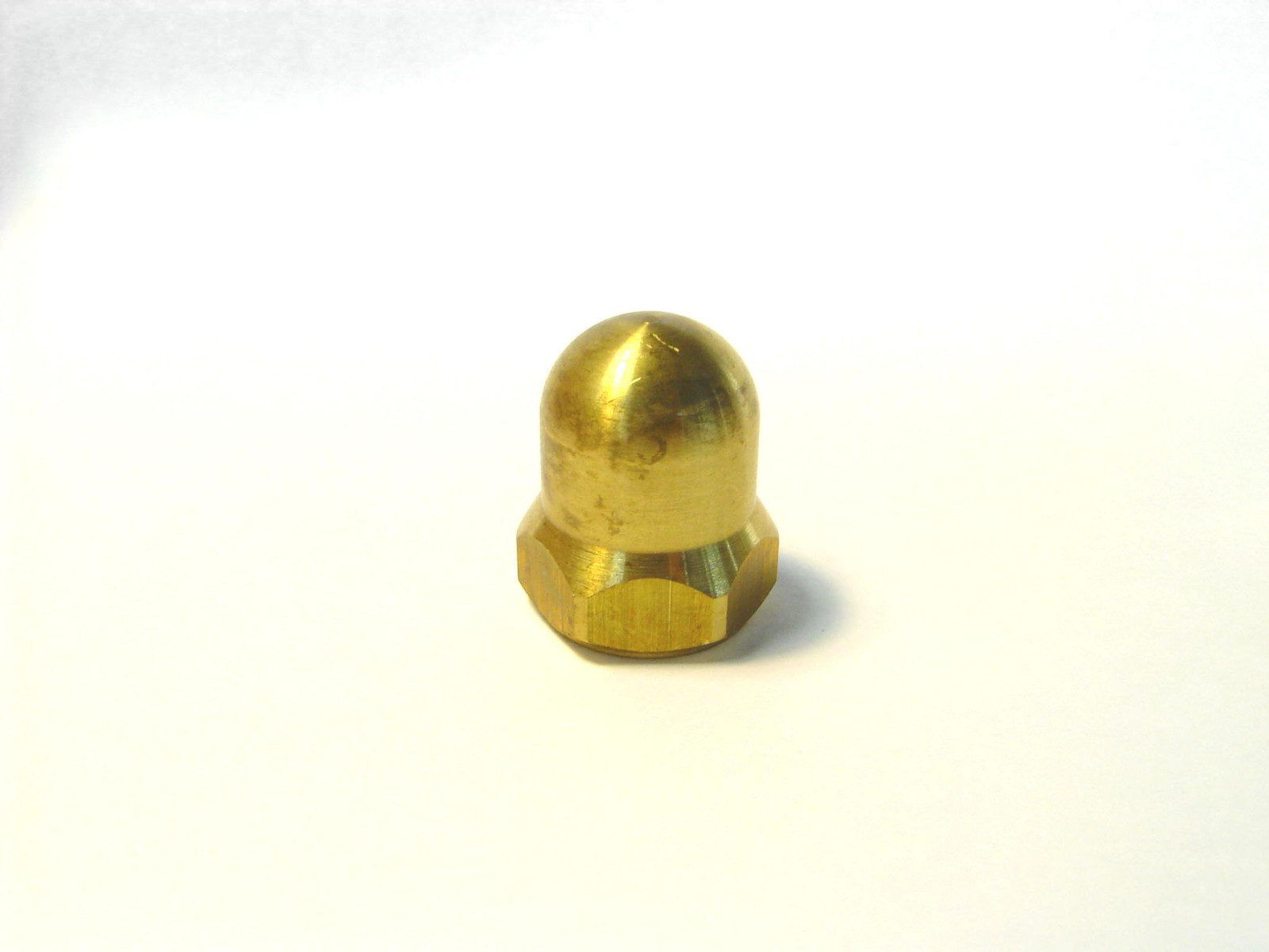 8x1mm thread - 3/4" hex Heavy Brass engine spinner nut from MECOA K&B ...