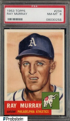 1953 Topps #234 Ray Murray Philadelphia A's PSA 8 NM-MT | eBay