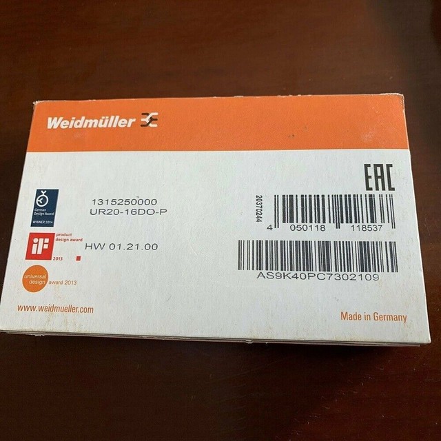 1pcs for Weidmuller Module Ur20-16di-p 1315200000 for sale online | eBay