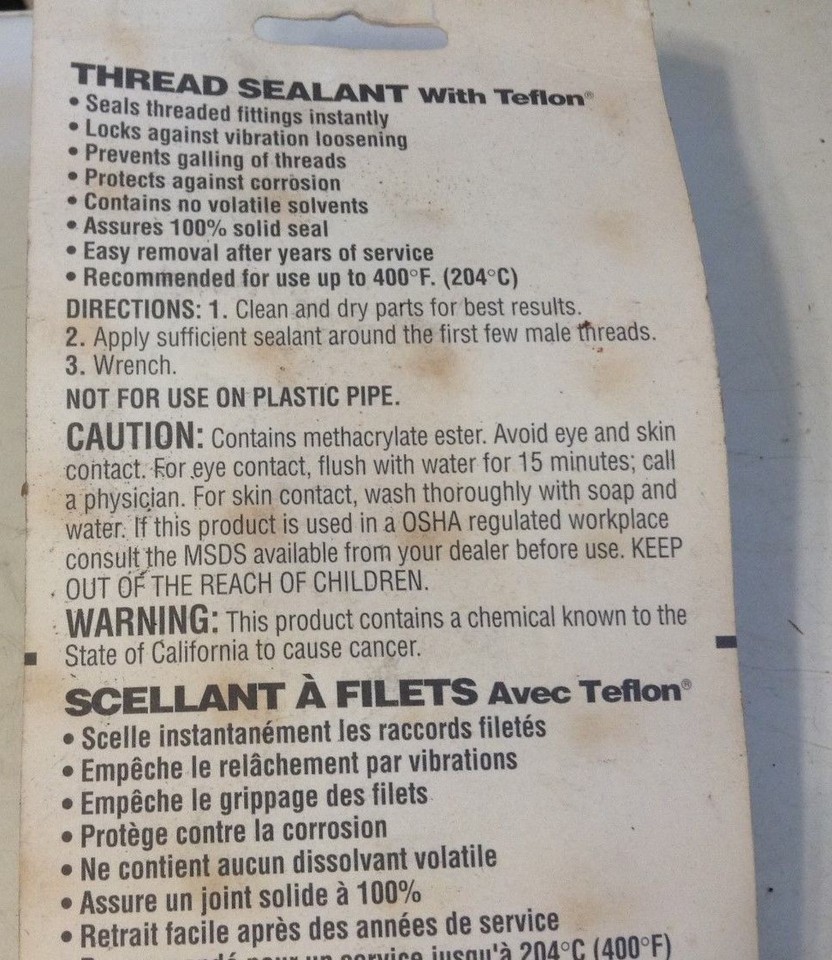 B17425 - A New Thread Sealant Loctite For A CaseIH 5120, 5130, 5140 ...