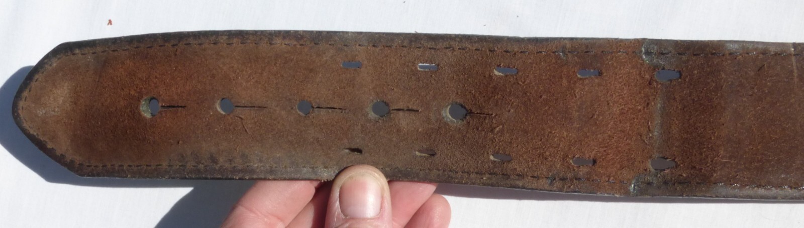 Bianchi B2C 40 Leather Sam Brown Belt Galls Handcuff Case Radio Case ...