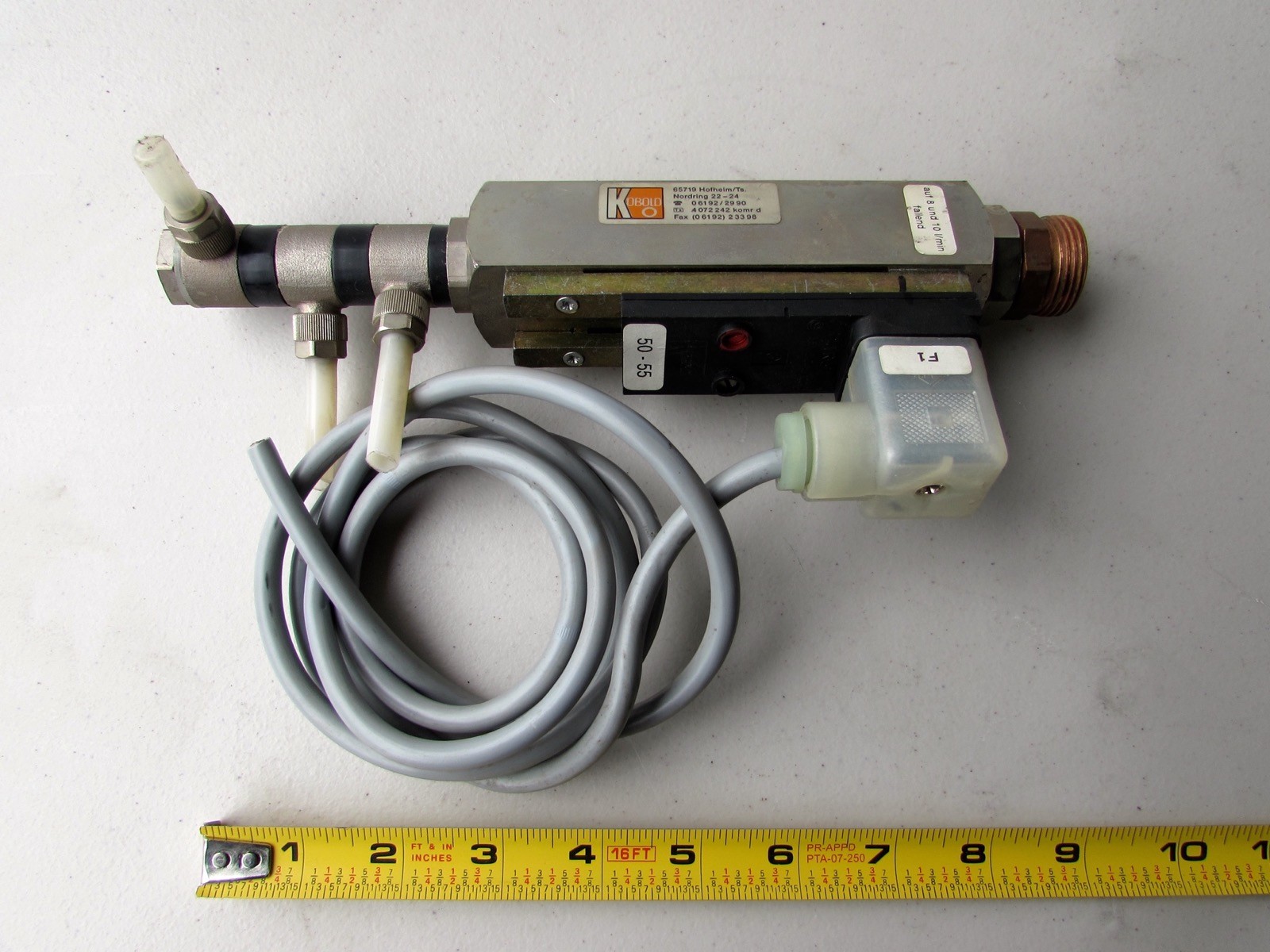 KOBOLD Flow Sensor Trumpf Laser 41R57 24VDC/VAC Made in Germany | eBay