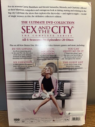 Sex and the City The Complete Series (DVD,, 20-Disc Velvet Box Set) 94 ...