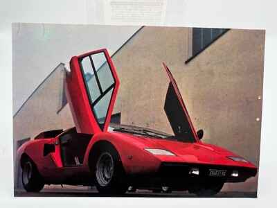 LAMBORGHINI COUNTACH LP400 Super car card Japanese Vintage Rare F/S | eBay