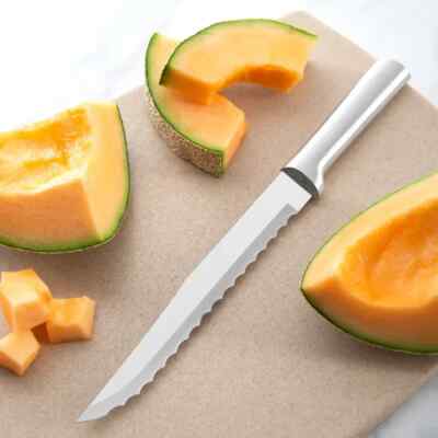Rada Serrated Slicer Knife R138 L/R handed USA made 7" blade, meats ...