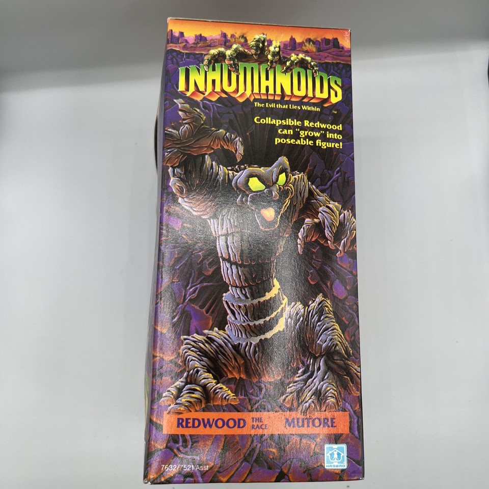 Inhumanoids Hasbro 1986 Redwood The Race Mutore Gray Tree Figure Sealed ...