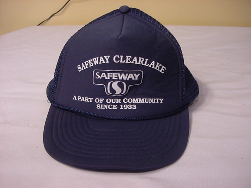 VTG SNAPBACK TRUCKER HAT - SAFEWAY CLEARLAKE SINCE 1933 | eBay
