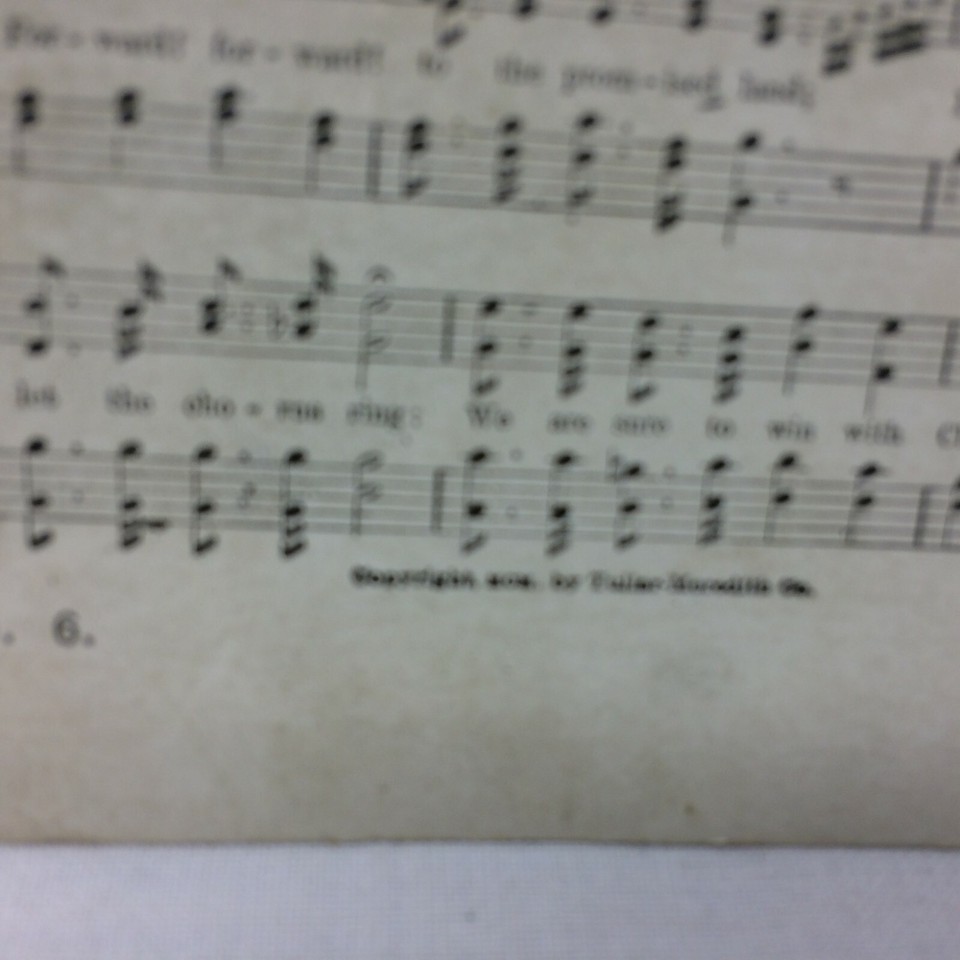 Vintage Postcard Grant Tullar Religious Composition Forward Sheet Music ...