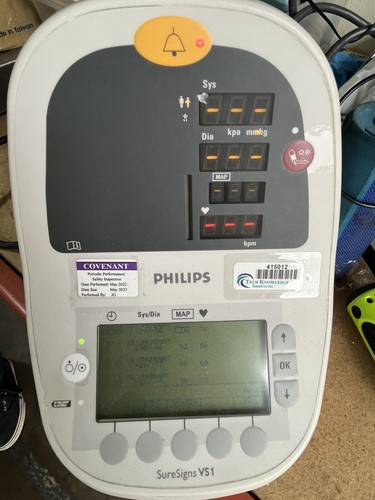 PHILIPS SURESIGNS VS1 VITAL SIGNS PATIENT MONITOR 863055 | eBay