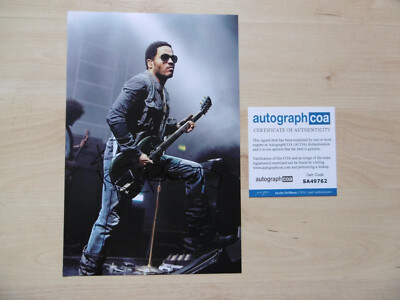 Lenny Kravitz signed 8x12 inch photo autograph ACOA | eBay