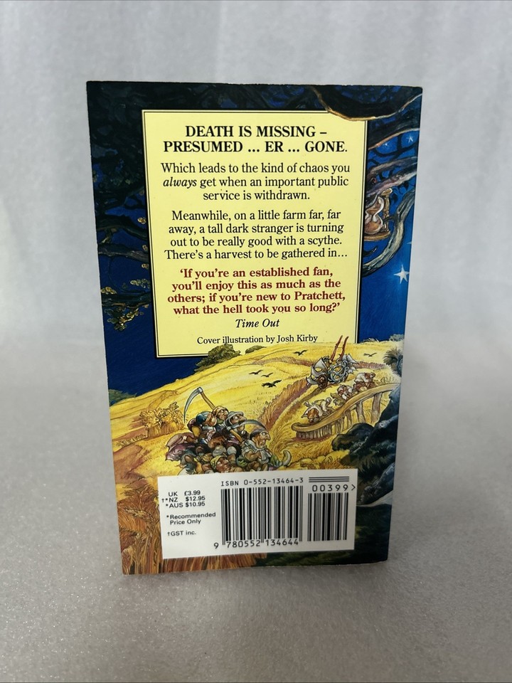 Terry Pratchett the Reaper Man a Discworld Novel Paperback | eBay UK