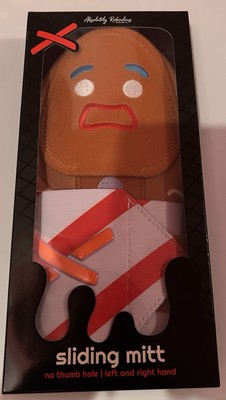 absolutely ridiculous gingerbread man Youth sliding mitt | eBay