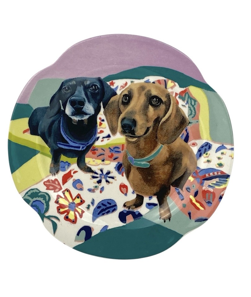 Anthropologie Jay McClellan Studio Cricket Cinnamon Conspire Dachshund ...