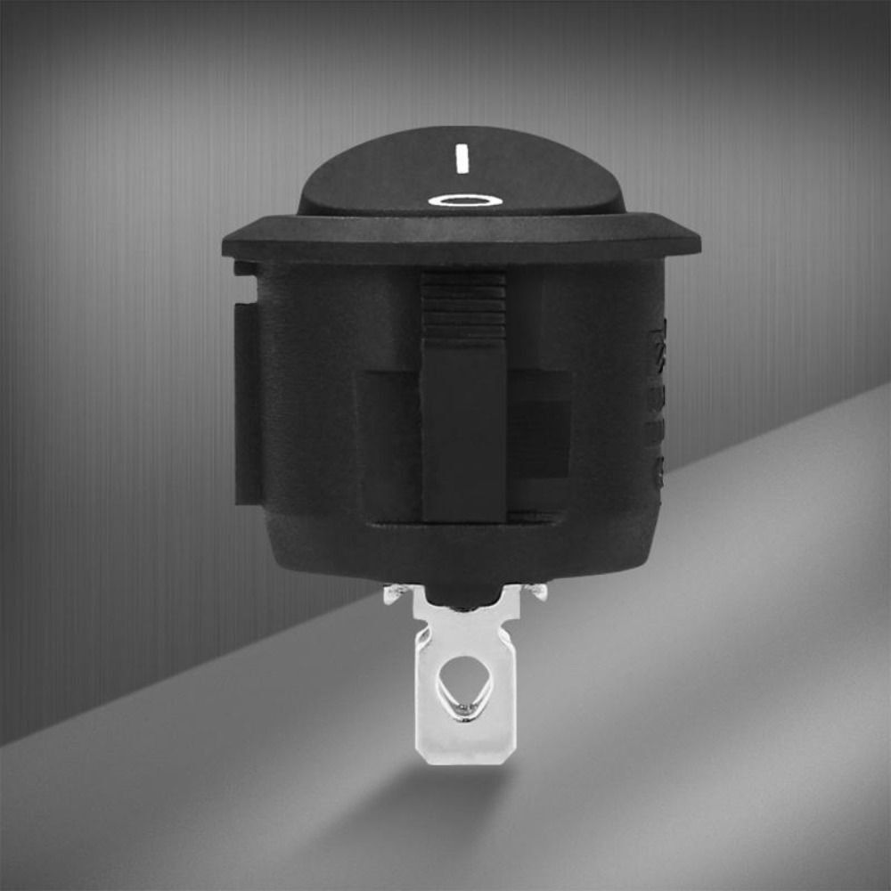 5PCS 20MM Circular Switch 12V 24V Round Rocker Switch ON/OFF Switch ...