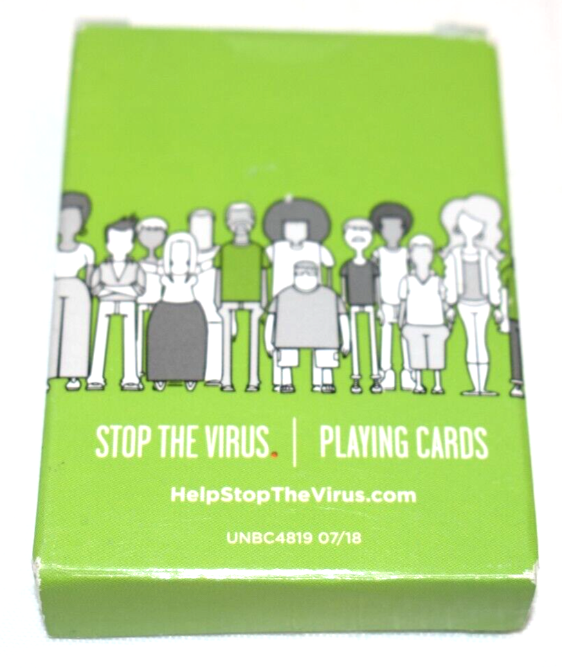 Stop the Virus Playing Cards HIV Awareness Gilead Sciences Inc. 2018 | eBay
