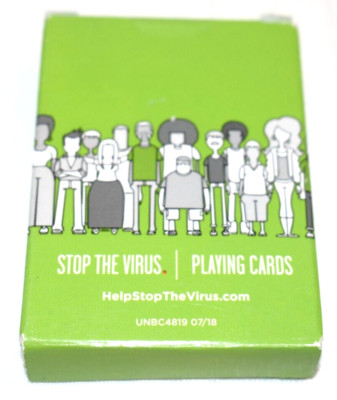 Stop the Virus Playing Cards HIV Awareness Gilead Sciences Inc. 2018 | eBay