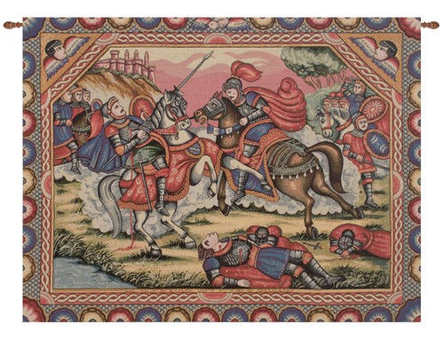 Ronald's Battle Italian Tapestry Wall Art Hanging For Home Decor New ...