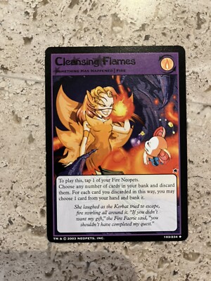 Neopets TCG Cleansing Flames 103/234 | eBay