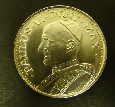 CATHOLIC POPE MEDAL 1975 Paulus VI Pont Max ANNO SANTO ROMA - Religious ...
