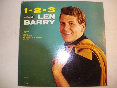 LEN BARRY - " 1-2-3 " 1965 DECCA MONO LP EXCELLENT COND | eBay