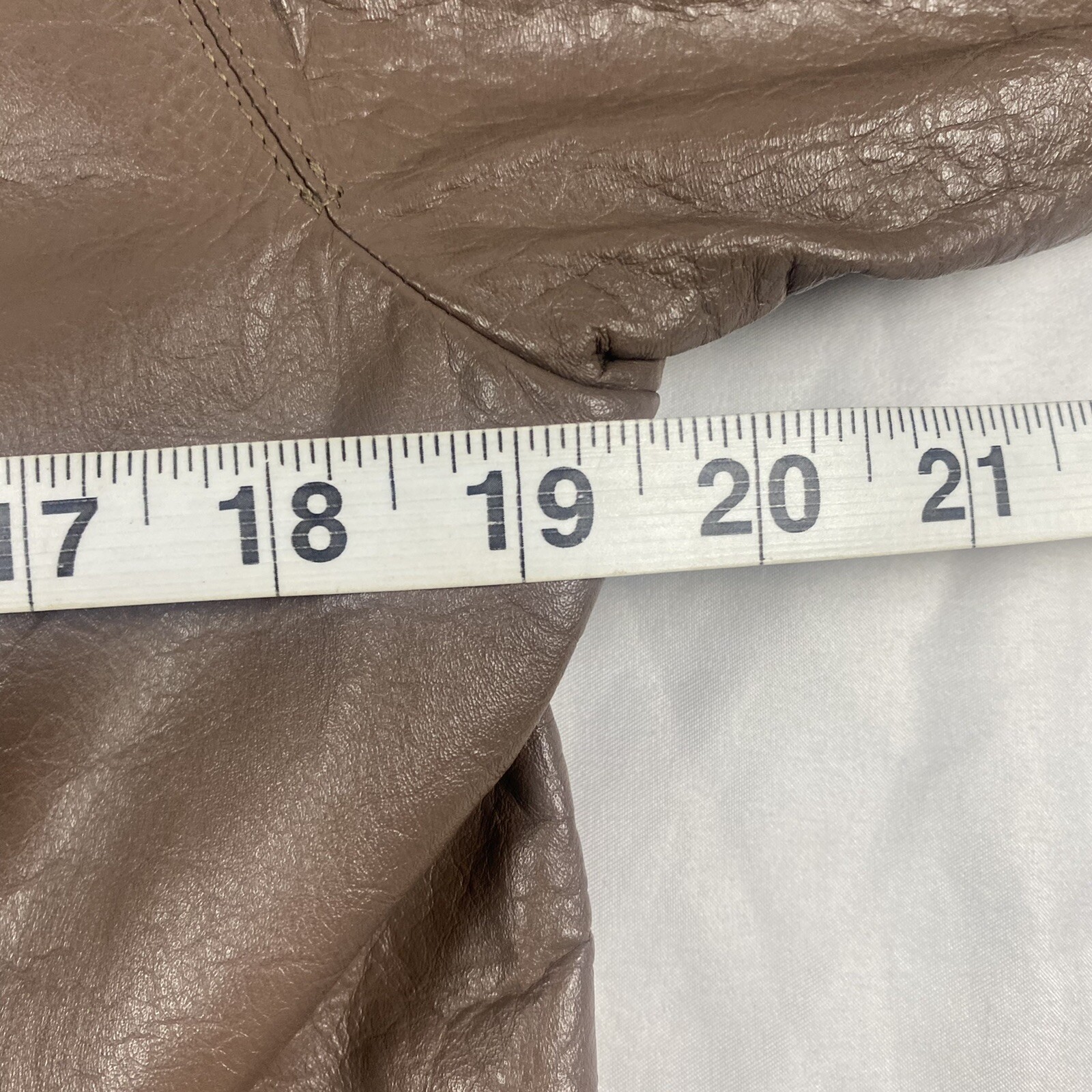 Winlit 80's Vintage Leather Brown Jacket Size Small/… - Gem