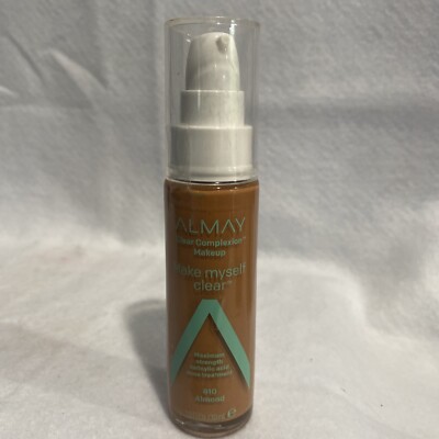 Almay Make Myself Clear Complexion Liquid Makeup 810 Almond | eBay