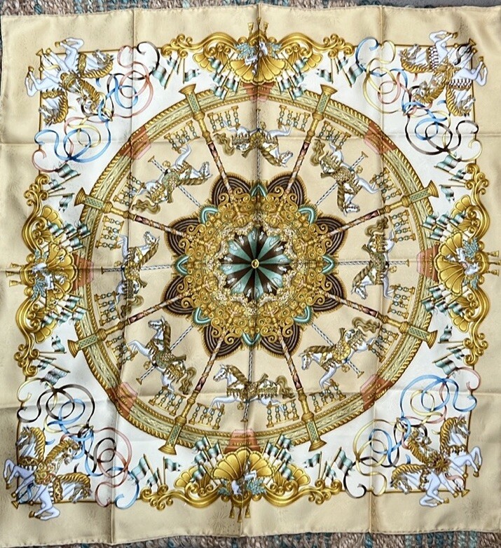 hermes Carre scarf 90 silk - Gem