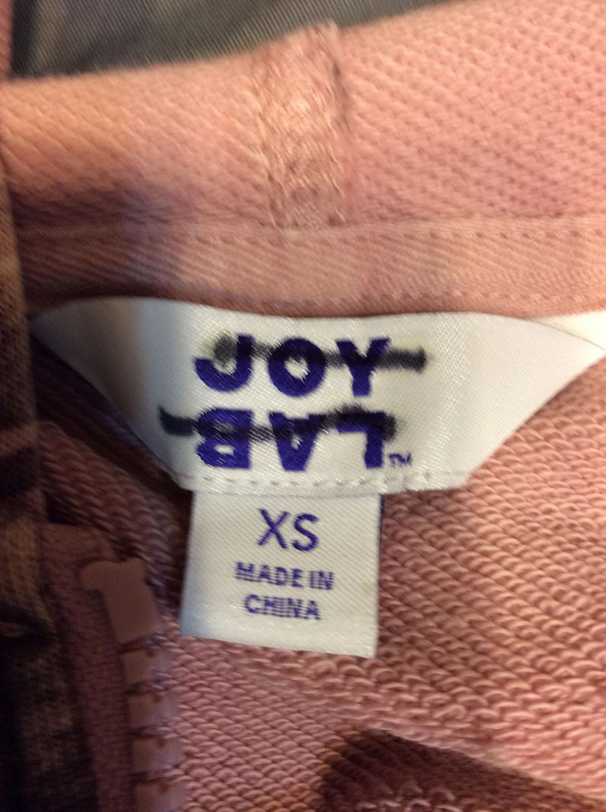 Joy Lab Palm Tree Print Hooded Jacket XSmall Pink And… - Gem