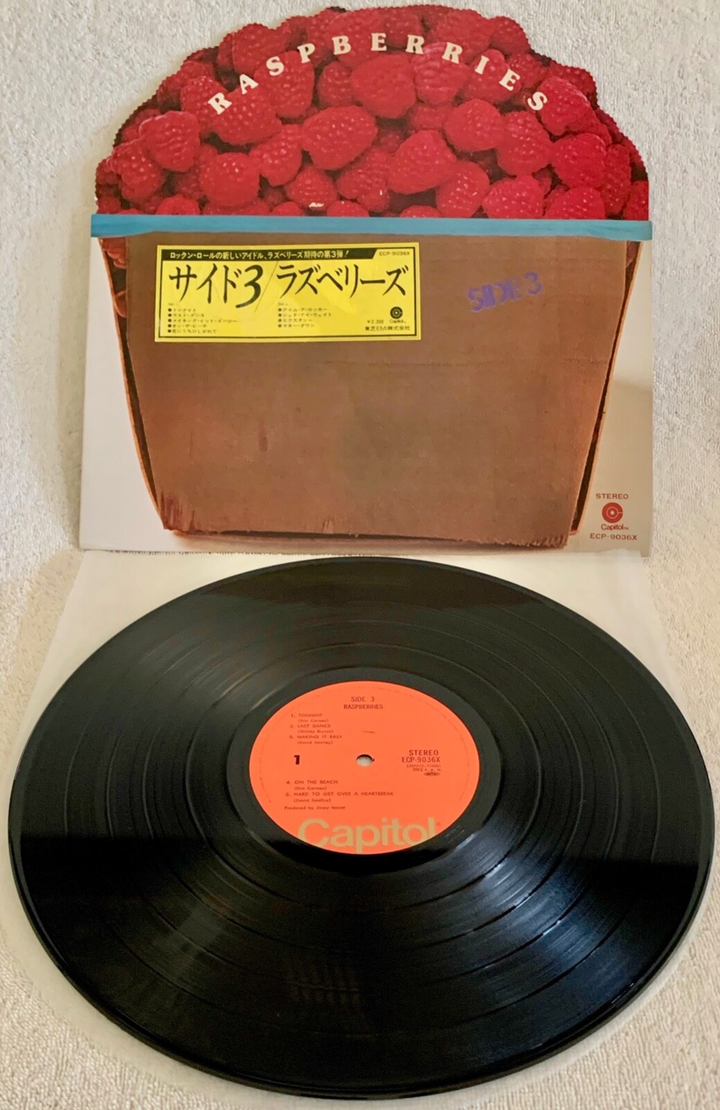 RASPBERRIES "SIDE 3" ULTRA-RARE 1972 ORIGINAL JAPANESE 1ST PRESSING ...