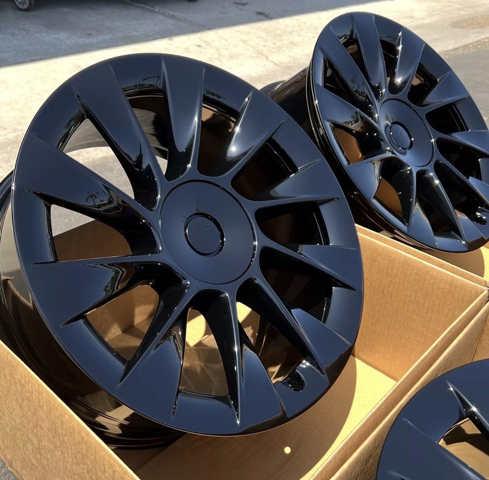 20” Factory OEM TESLA MODEL Y Induction Turbine Wheels Rims Stock 2020 ...