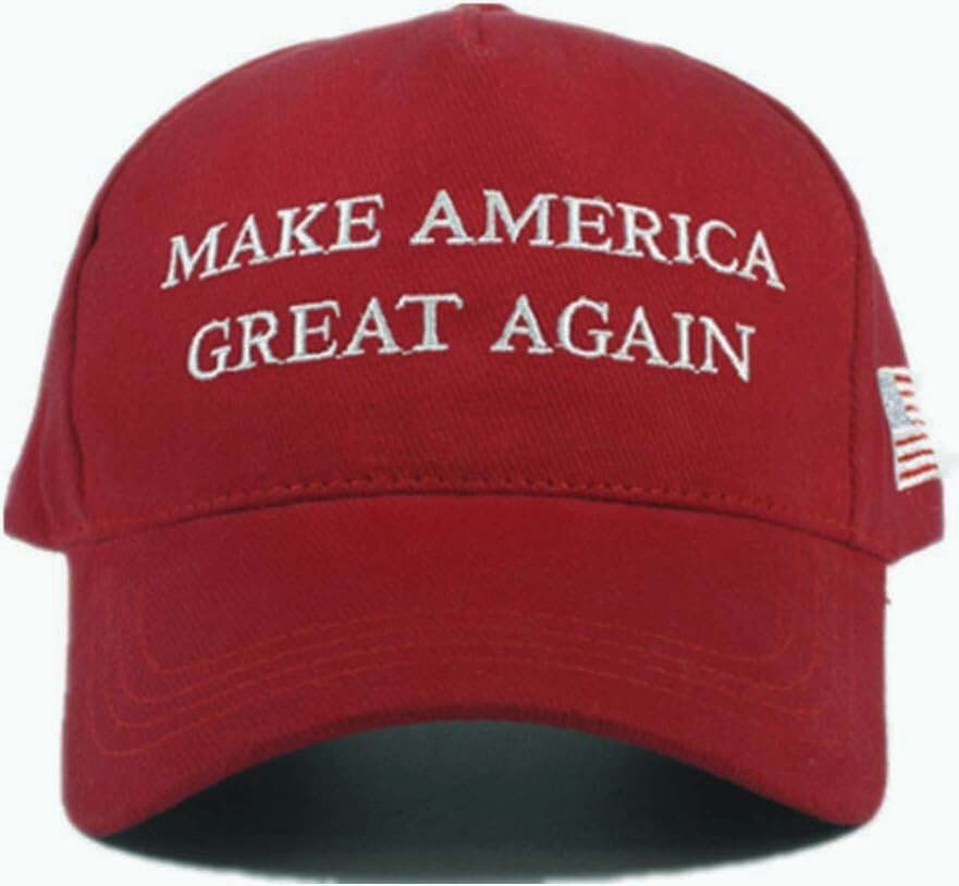 100pc Trump MAGA RED Hat Make America Great Again Baseball Cap ...