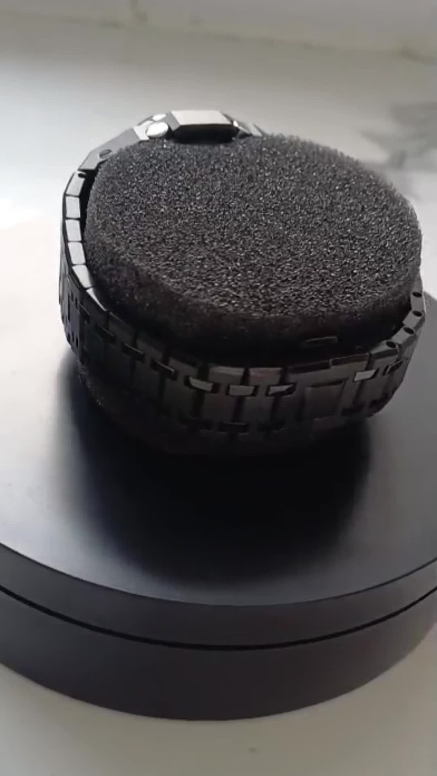 Casio G-Shock CasiOak Custom Polished Mod Black Full Metal Watch Blue ...