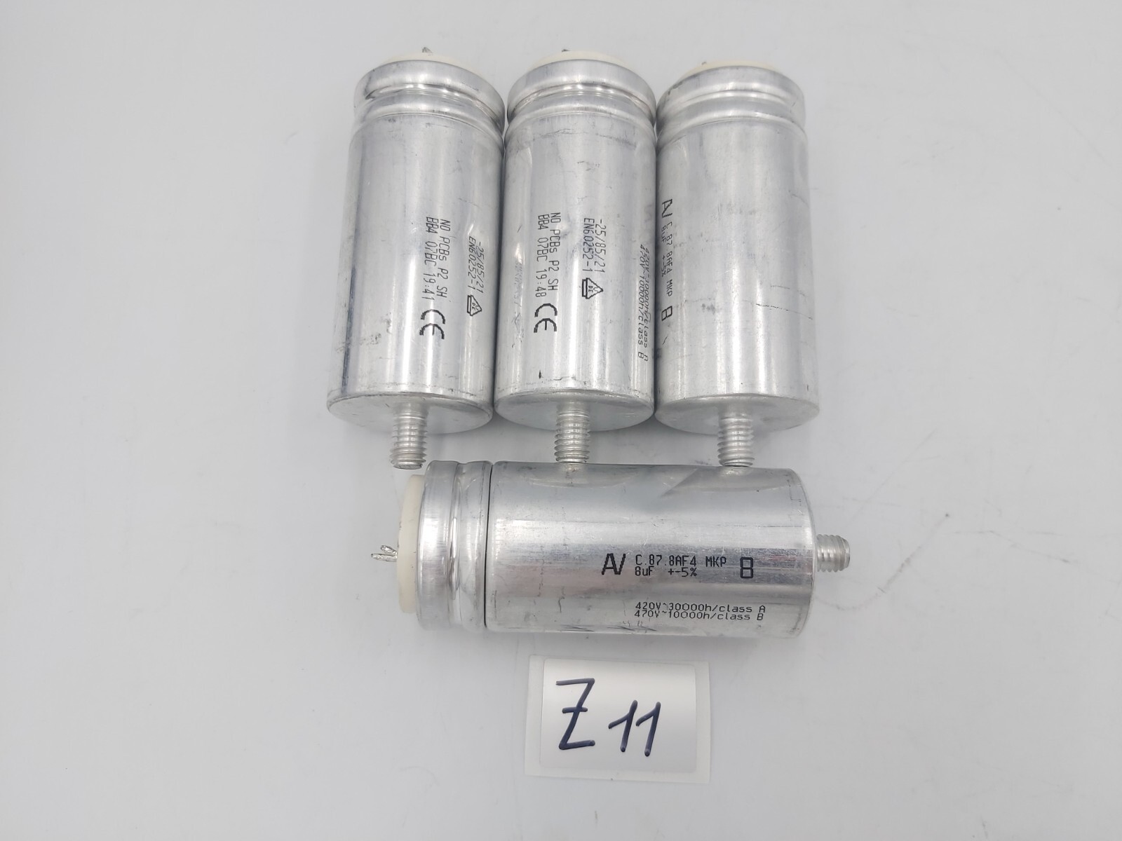4pcs.ARCTRONICS C.87.8AF4 MKP 8 EN60252-1 Capacitor | eBay