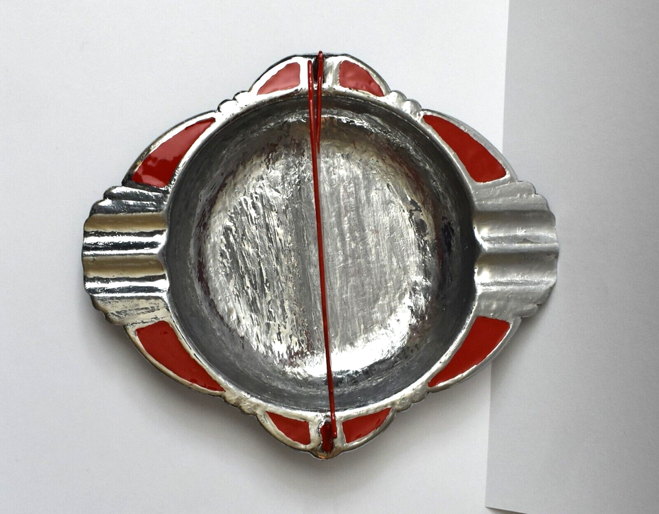 Art Deco Greyhound Bus Line Ashtray Antique Ryson U.S.A. Handled | eBay