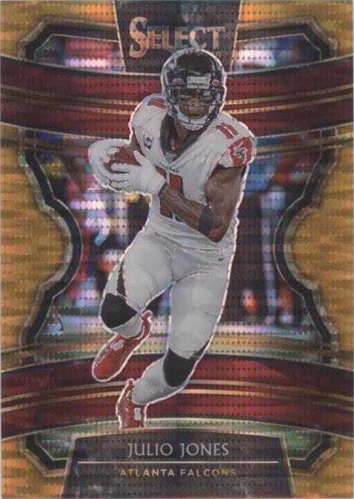 2019 Panini Select - Concourse Julio Jones #94 Orange Pulsar Prizm /11 ...