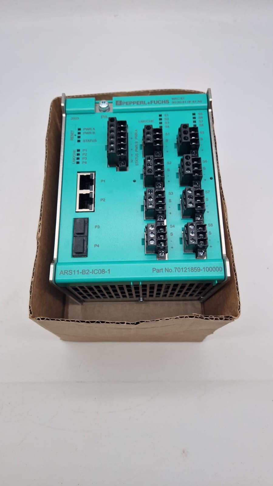 Pepperl+Fuchs ARS11-B2-IC08-1 Ethernet APL Rail Field Switch | eBay