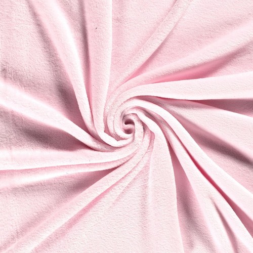 Double Sided Coral Cuddle Fleece Fabric Material LIGHT PINK | eBay
