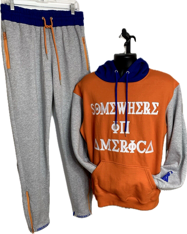 SIA Collective Hoodie Sweatpants Mens XL Somewhere In America Greek ...