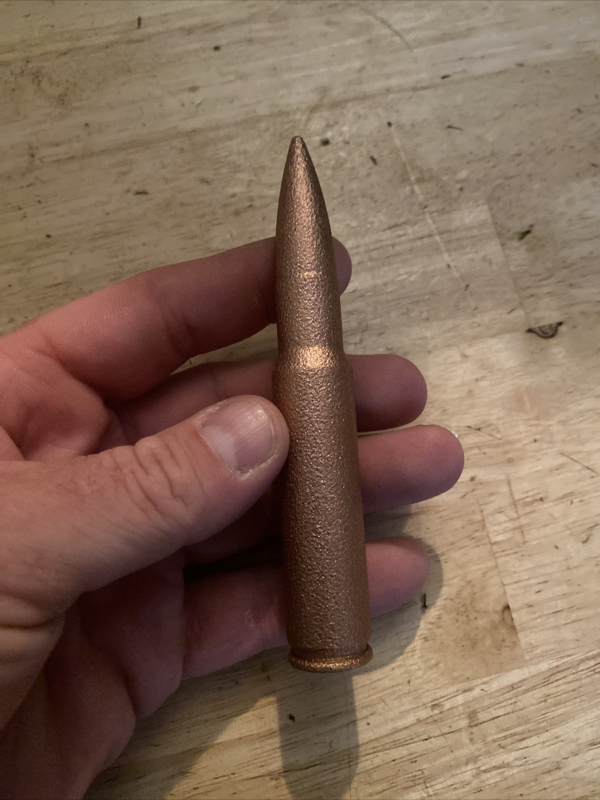 Copper Bullet .50 BMG M2 Barrett INERT .999 Gunsmith Bullion 1/2 LB ...