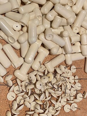 100 USS White Tags Security and pins For Retail Anti-Theft *Pre Owned ...